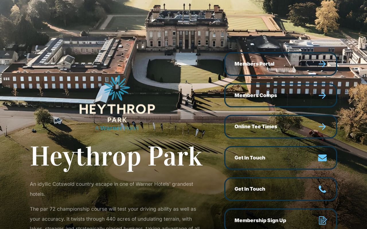 Heythrop Park Golf Club